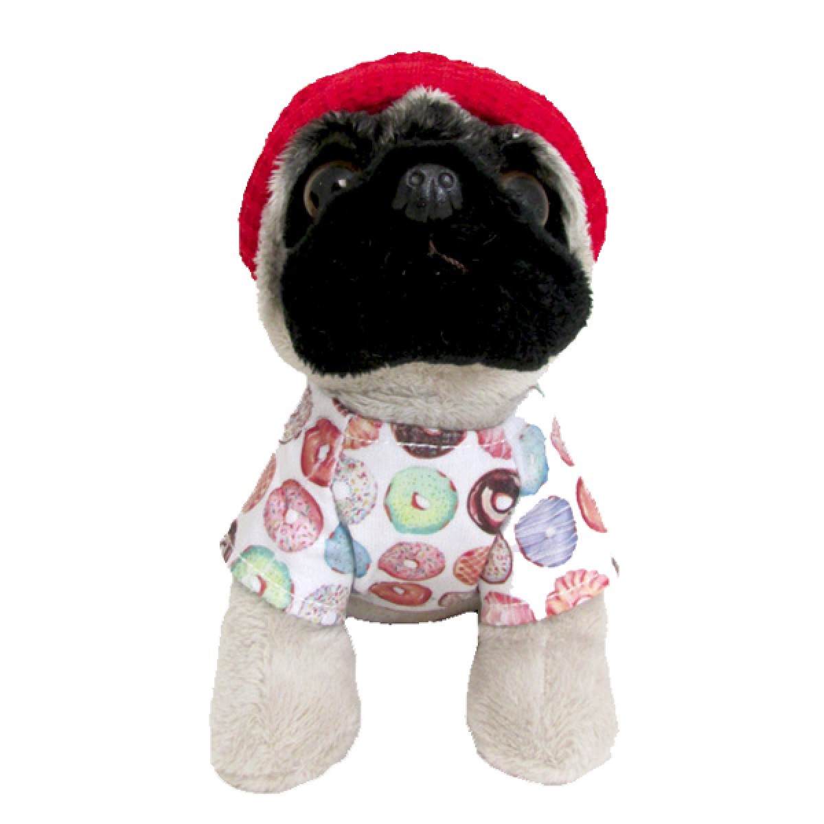 Doug The Pug Plush with Donut Shirt Mini