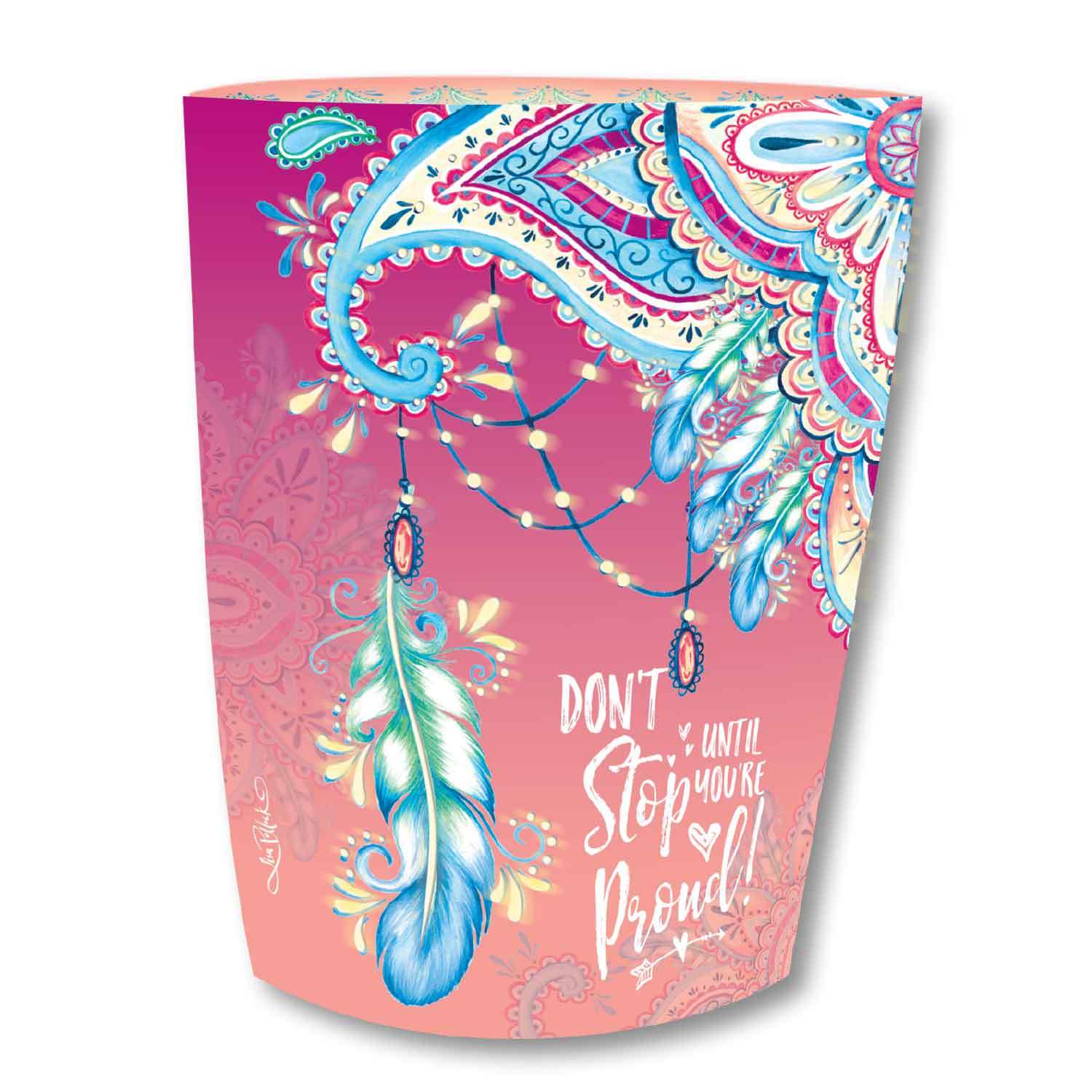 Lisa Pollock Paper Lantern - Don't Stop Until Your Proud