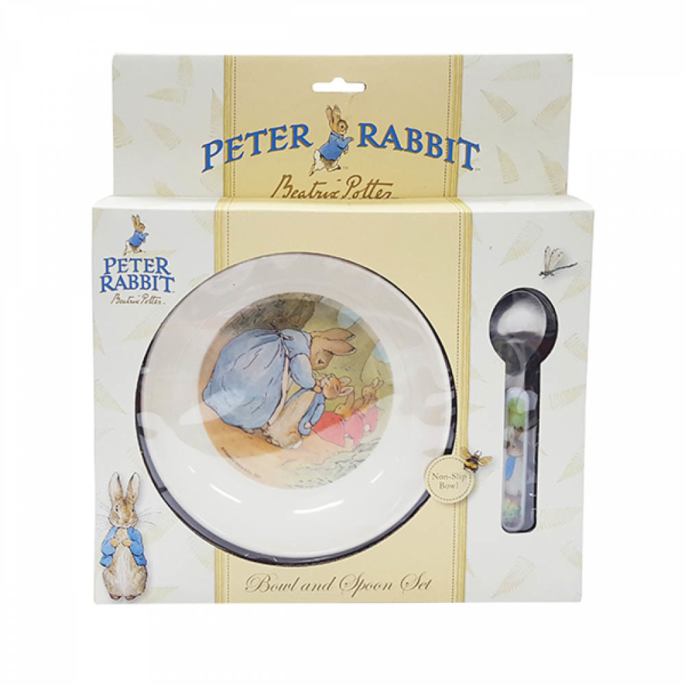 Beatrix Potter Peter Rabbit Classic Bowl & Spoon Set