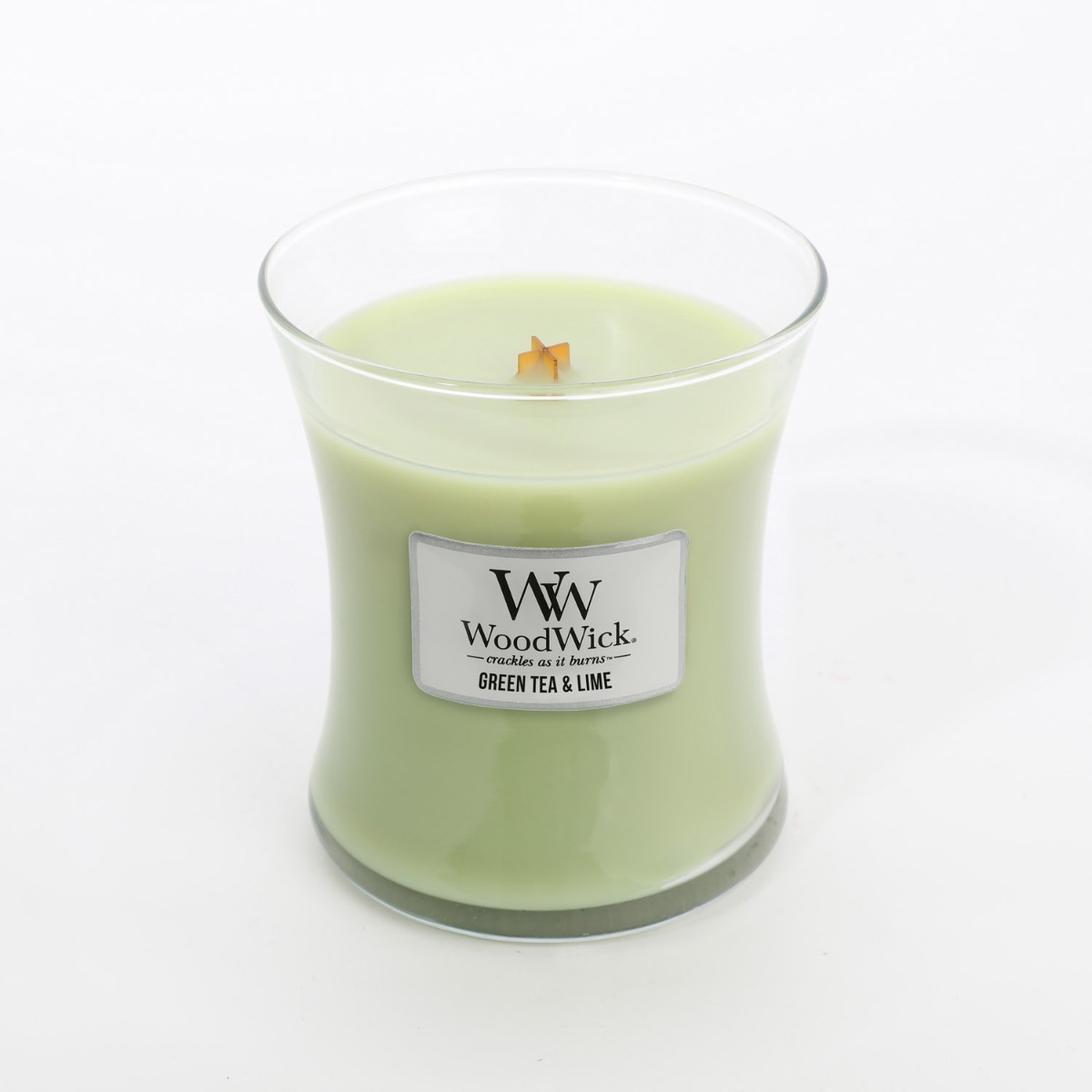 Green Tea & Lime Medium Candle by Woodwick (Same Day Dispatch)