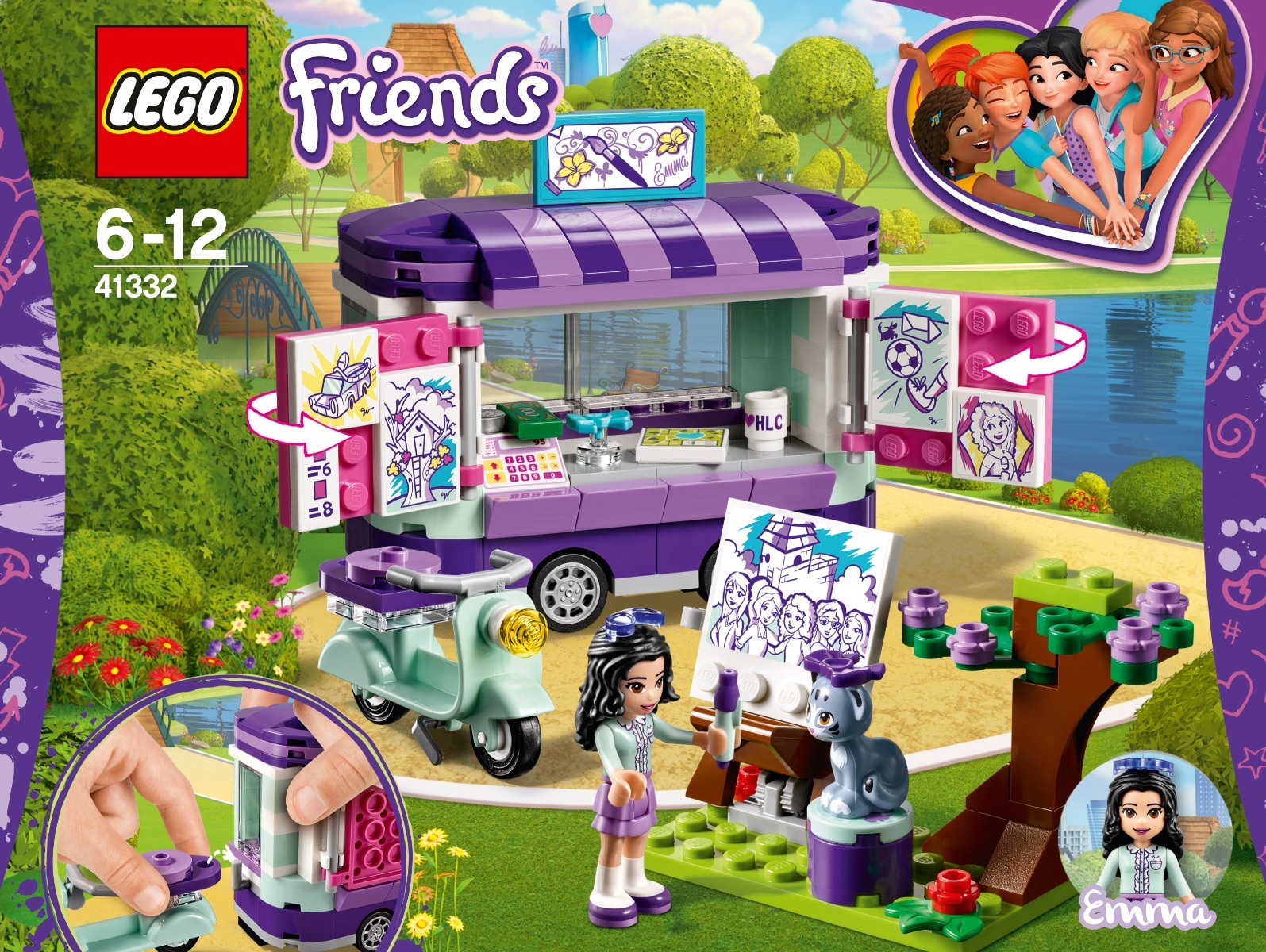 LEGO Friends Emma's Art Stand