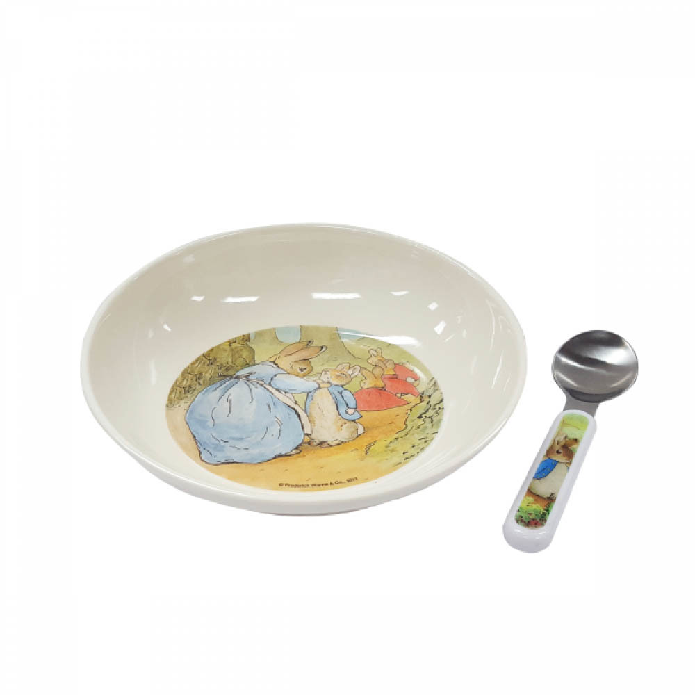 Beatrix Potter Peter Rabbit Classic Bowl & Spoon Set