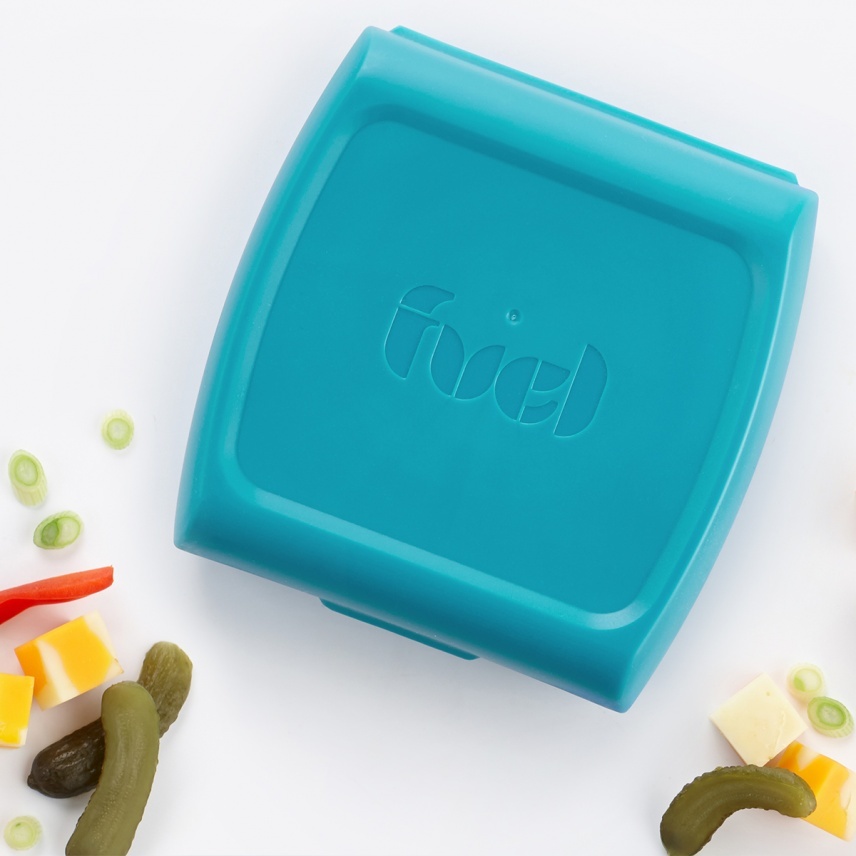 Trudeau Fuel Sandwich Box - Tropical Blue