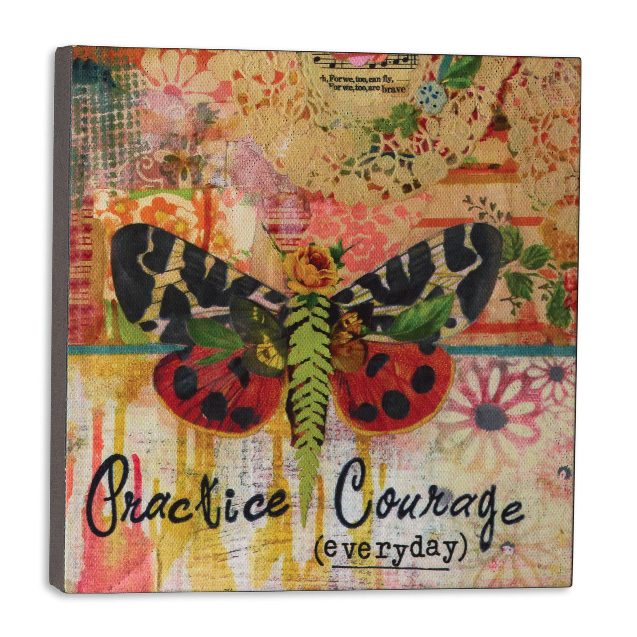 Kelly Rae Roberts Wall Art - Practice Courage