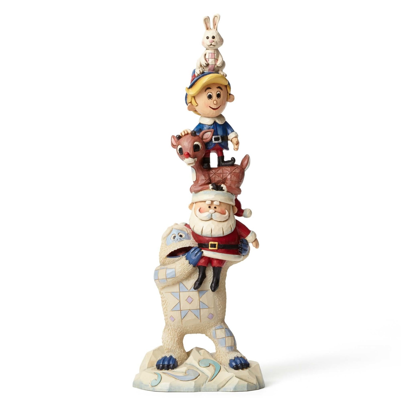 Jim Shore Rudolph Traditions - Stacked Rudolph and Friends Figurine