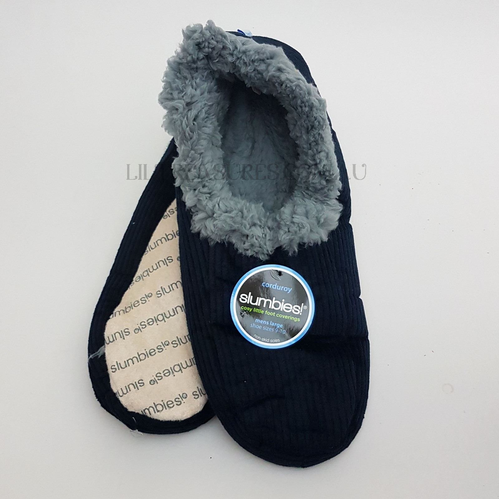Slumbies Mens Corduroy Navy Medium slumbies-mens-corduroy-navy-medium