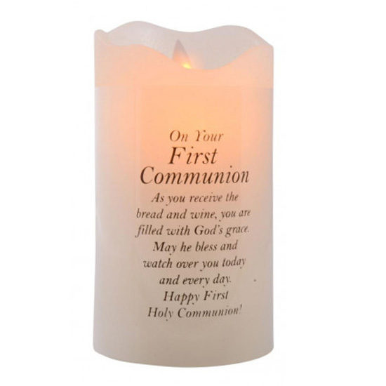 LED Light Candle - First Communion