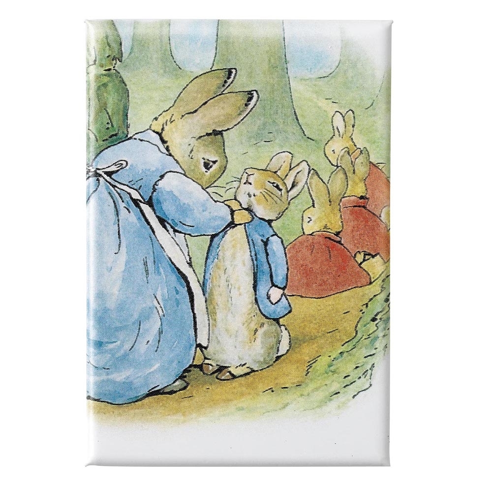 Beatrix Potter Magnet - Mrs Rabbit and Bunnies A27526