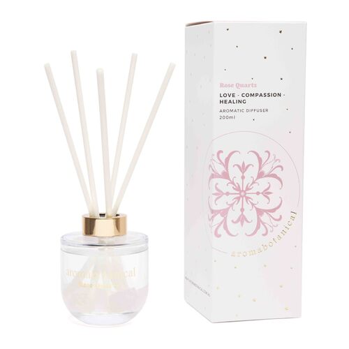 Aromabotanical Crystal Reed Diffuser Rose Quartz