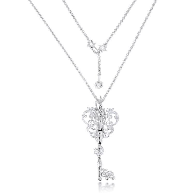 Disney Couture Kingdom - Tangled - Princess Rapunzel Key Necklace White ...