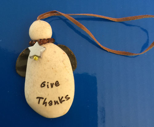 Faith Stones - Give Thanks Faith Angel