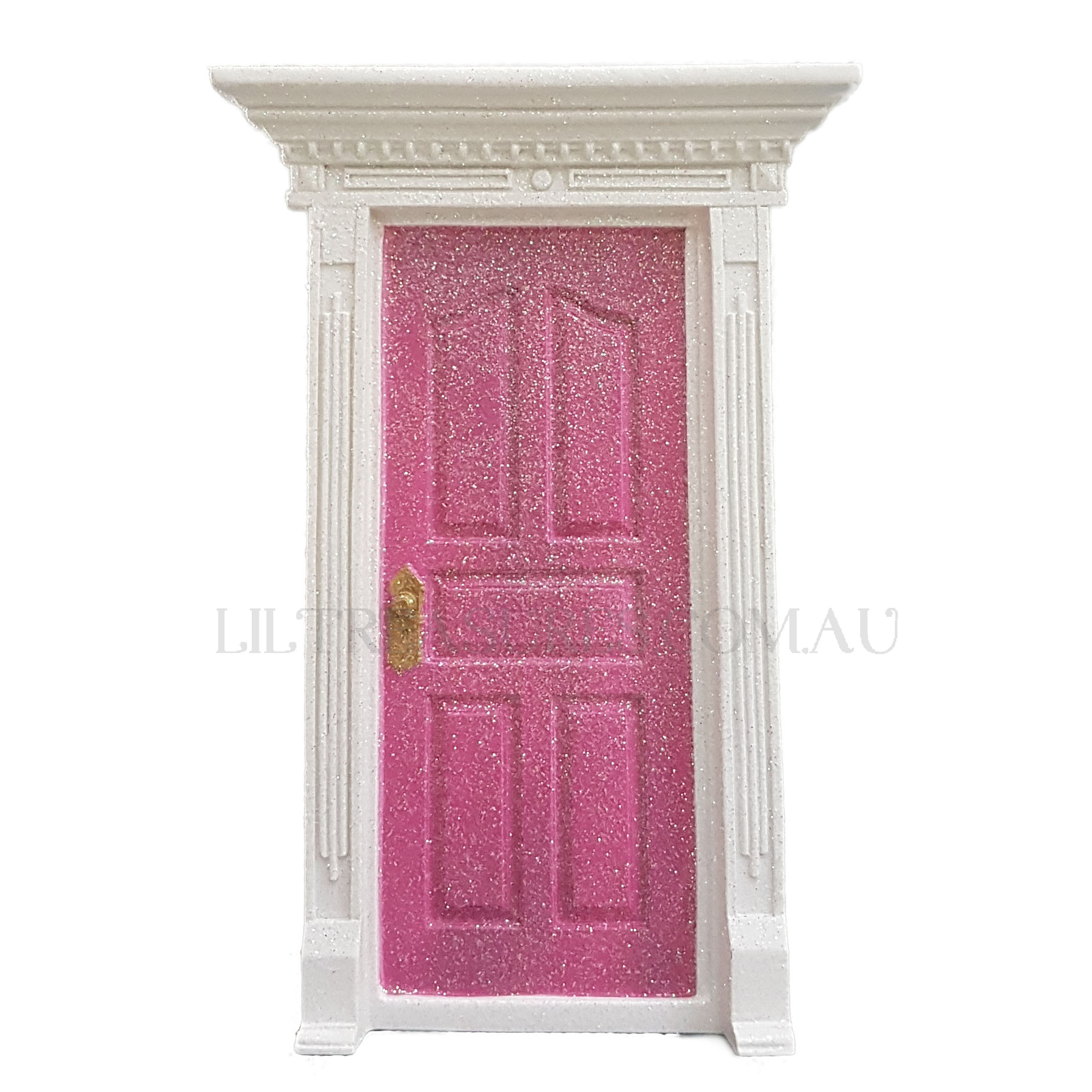 Pink Glitter Fairy Door FV102