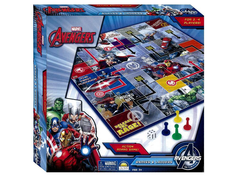 Marvel Avengers Snakes Ladders MJM158230