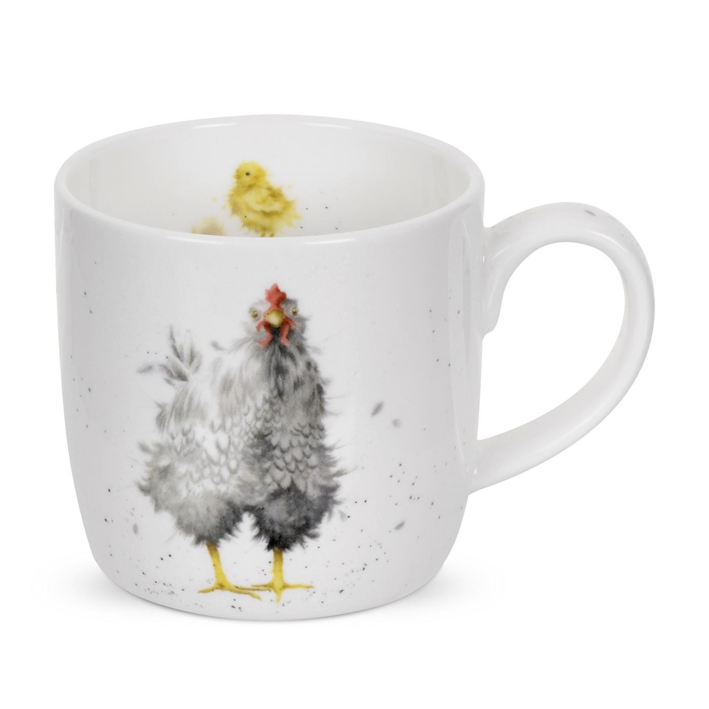 Royal Worcester Wrendale Curious Hen Mug MMLJ5629
