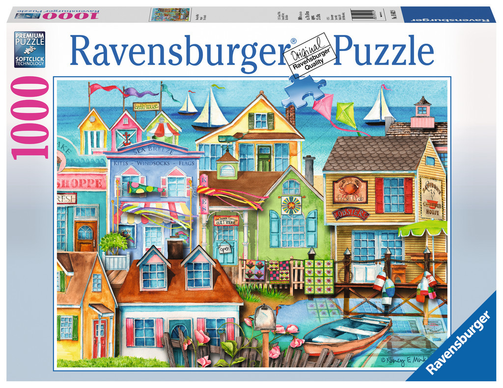 Ravensburger Puzzle 1000pc - Down At The Wharf
