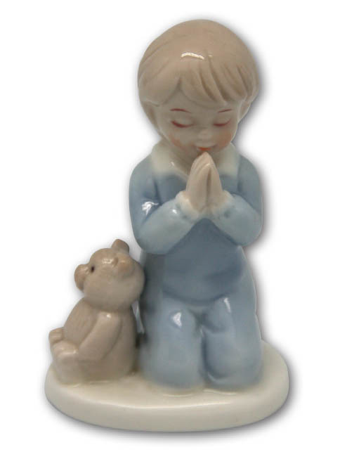 Praying Boy Porcelain Statue ST2673B