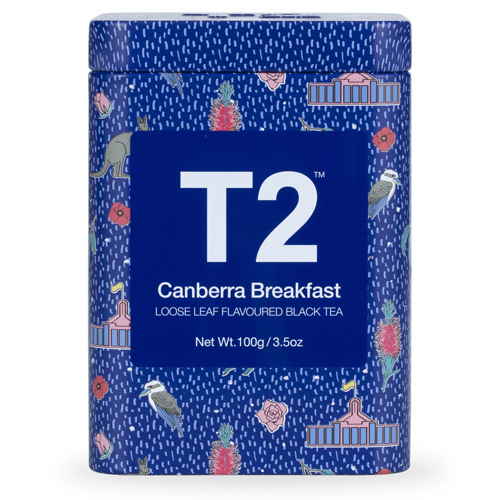 T2 Loose Tea 100g Gift Tin Canberra Breakfast