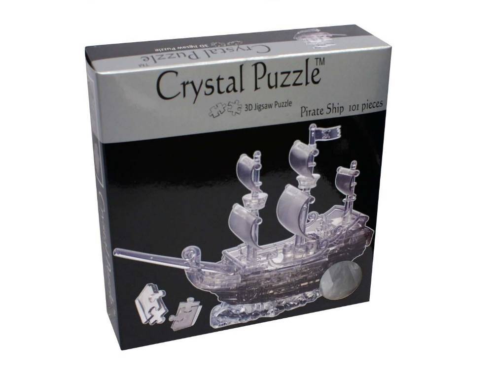 3D Pirate Ship Crystal Puzzle VEN911067