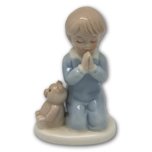 Praying Boy Porcelain Statue ST2673B